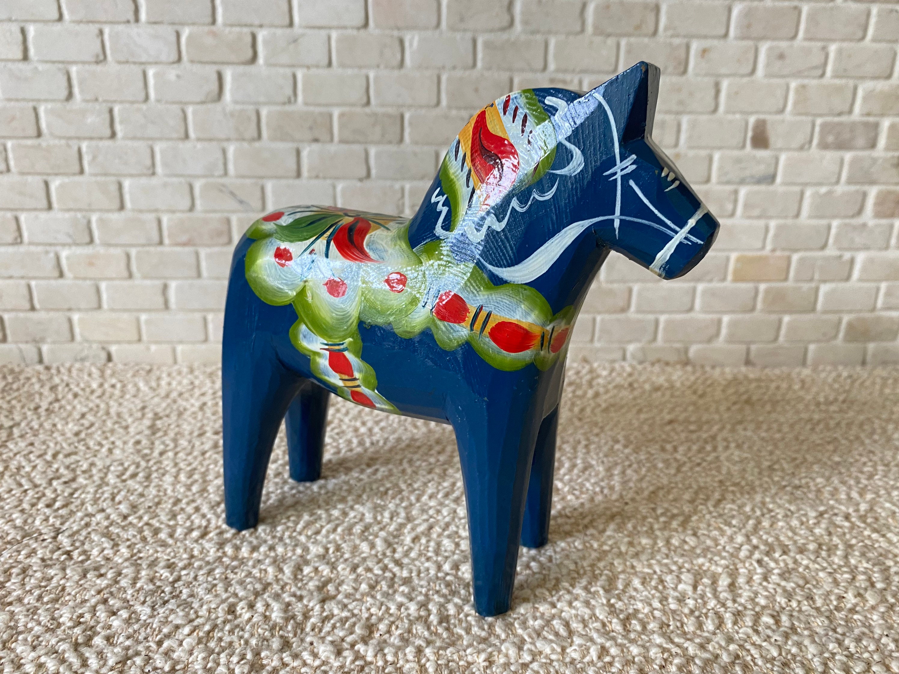 Swedish folk and Dala horse old Authentic - munimoro.gob.pe
