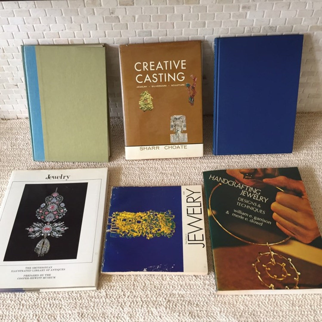Jewlery Design Making Casting Books C. 1970s Vintage Bundle of 6 Books ...