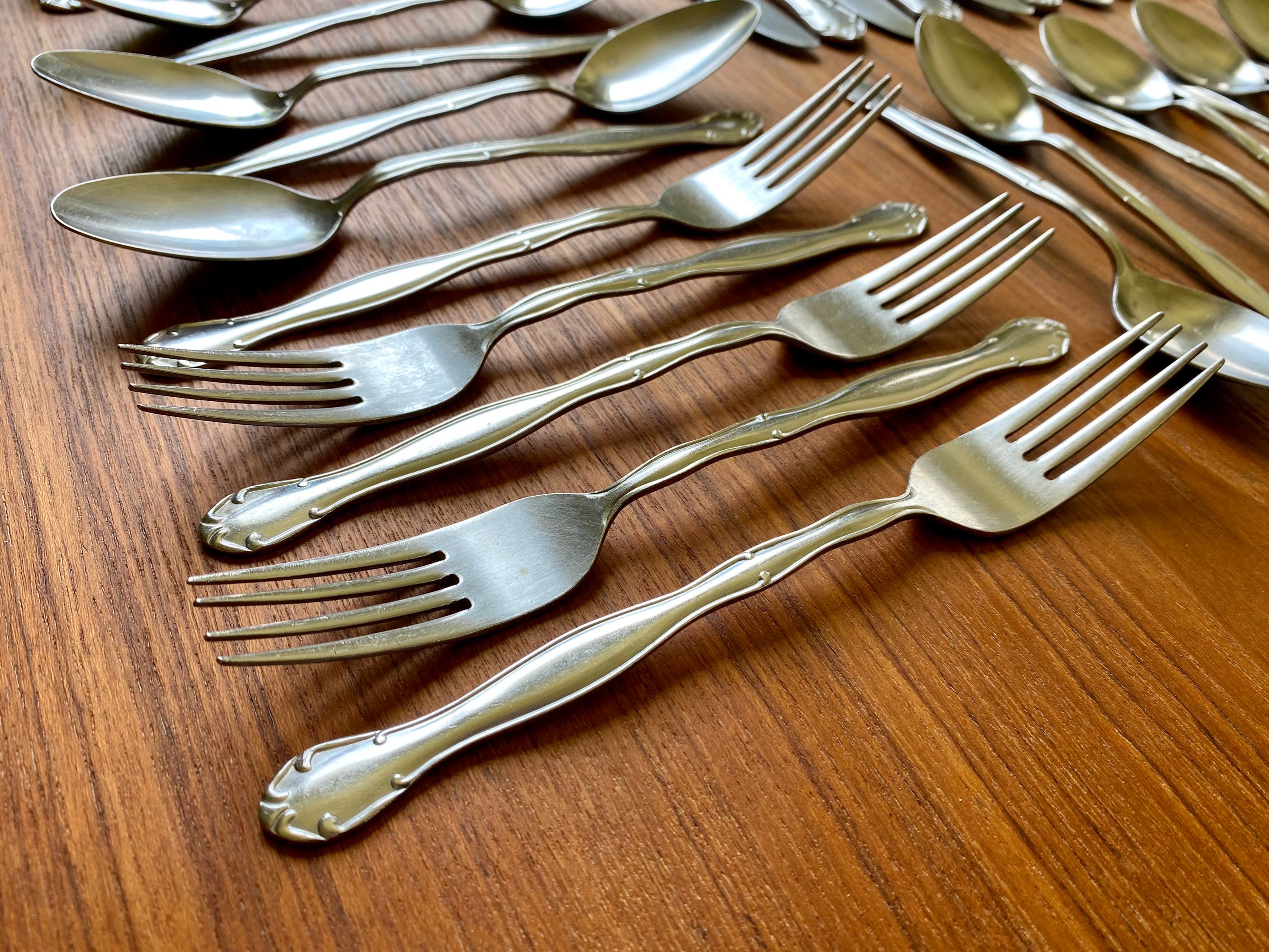 Nasco Delft Flatware Stainless Steel Japan 34 Assorted | Etsy