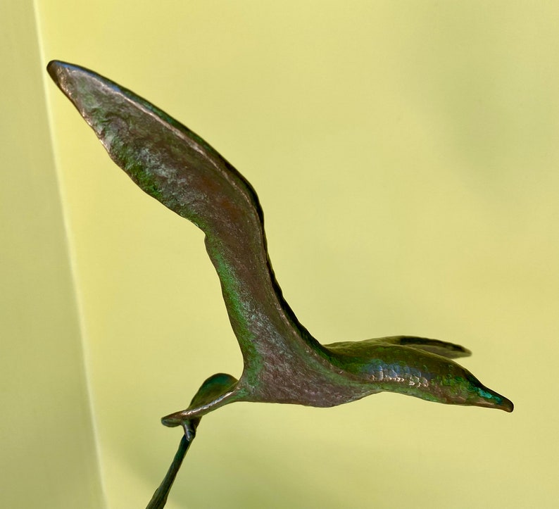 Birds in Flight Sculpture Vintage Mid Century Cast Bronze - Etsy