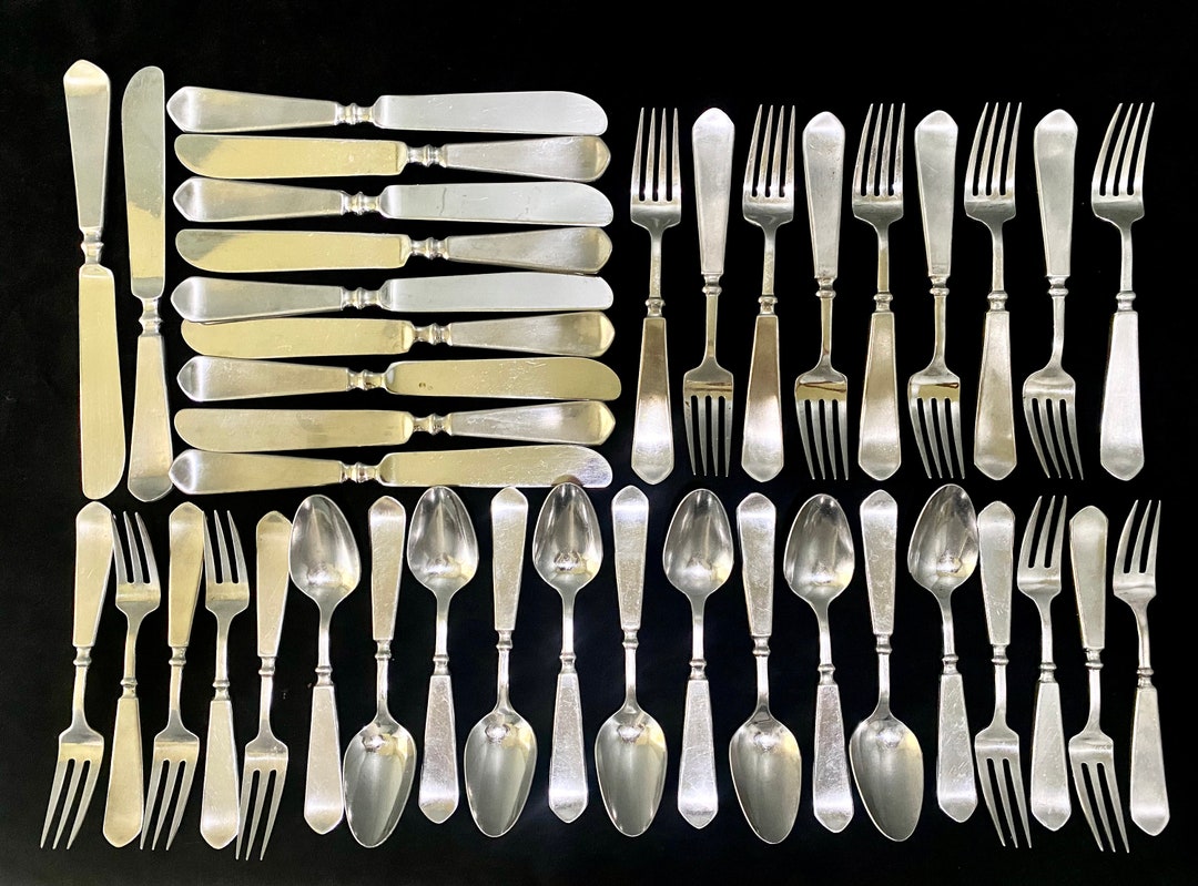 Lauffer Cambden TWS283 Vintage Stainless Flatware Assorted Set 43 ...