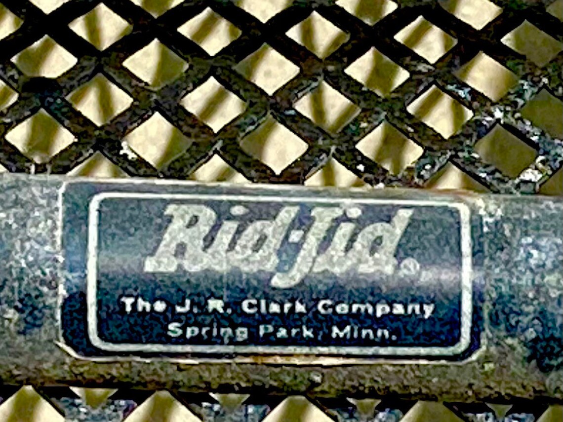 Rid Jid Patio Set - Vintage Mid Century Modern Rid-jid Folding Metal ...