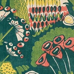 Ilse Roempke Textile - Hand Printed Linen Textile by Swedish Artist ...
