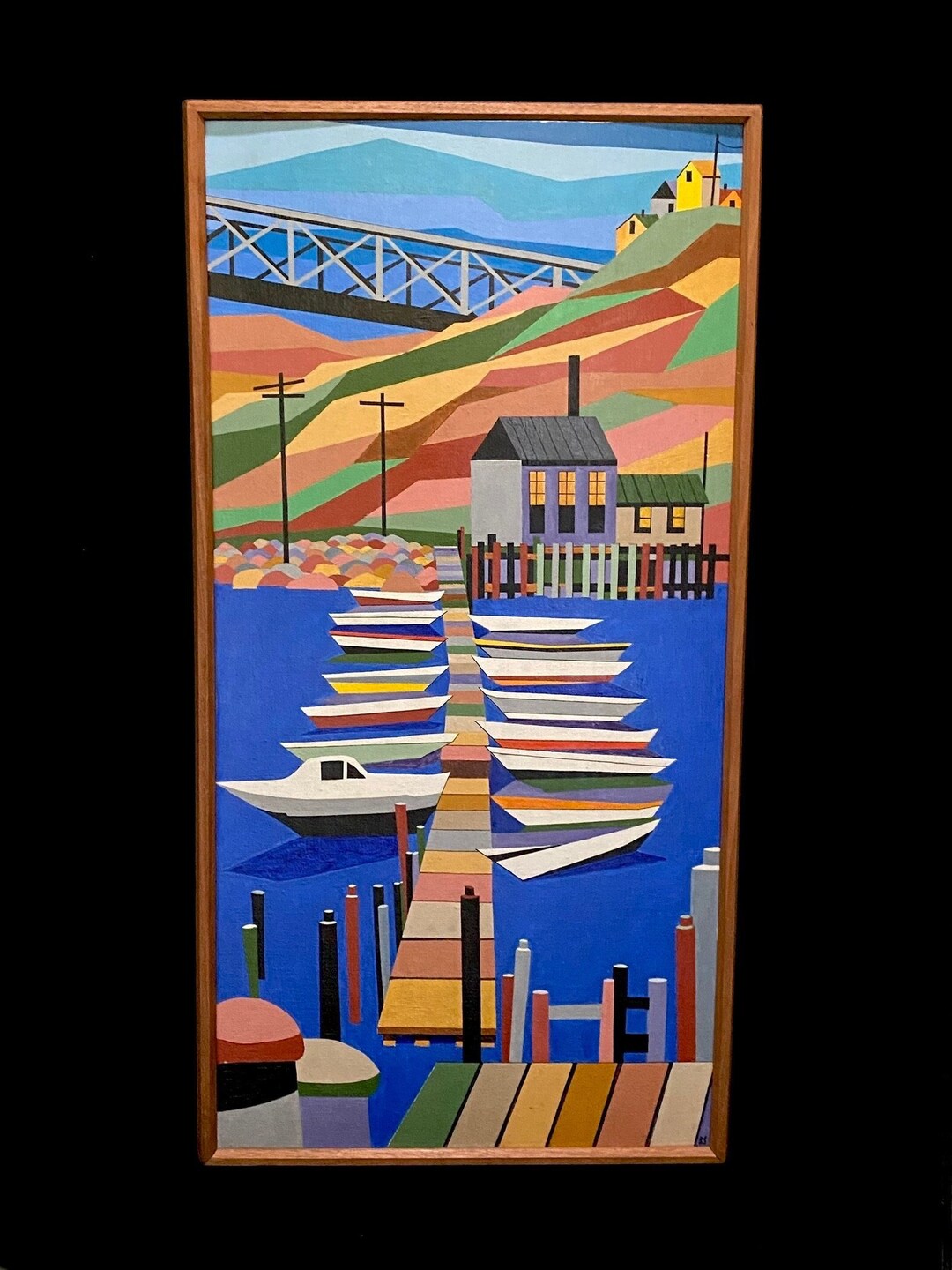 Barbara Stonecipher Painting on Canvas Board Titled Noyo #7 C. 1965 - Etsy