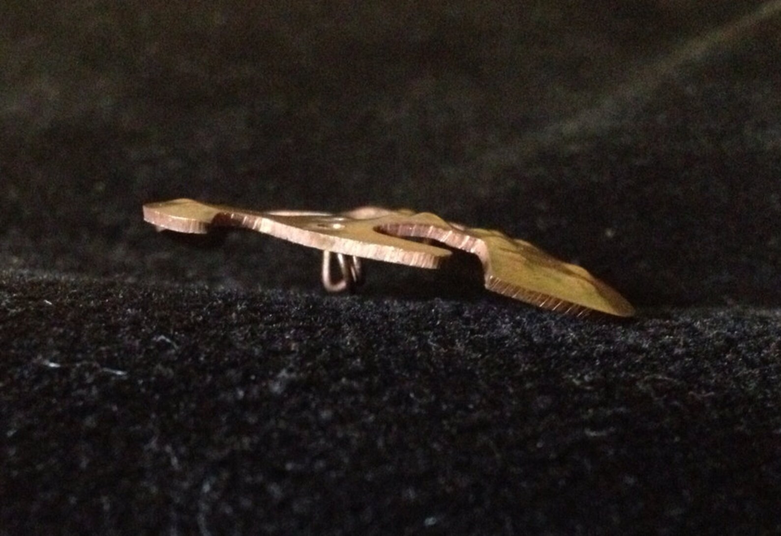 Mid Century Mod Modernist Copper Brooch Pin - Etsy