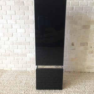 Philippi Germany Vase - Vintage Black Mirror Vase - Etsy