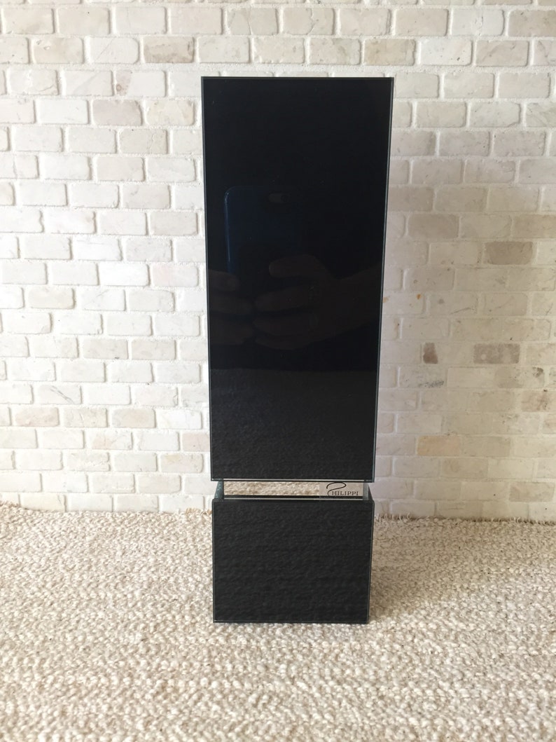 Philippi Germany Vase Vintage Black Mirror Vase | Etsy