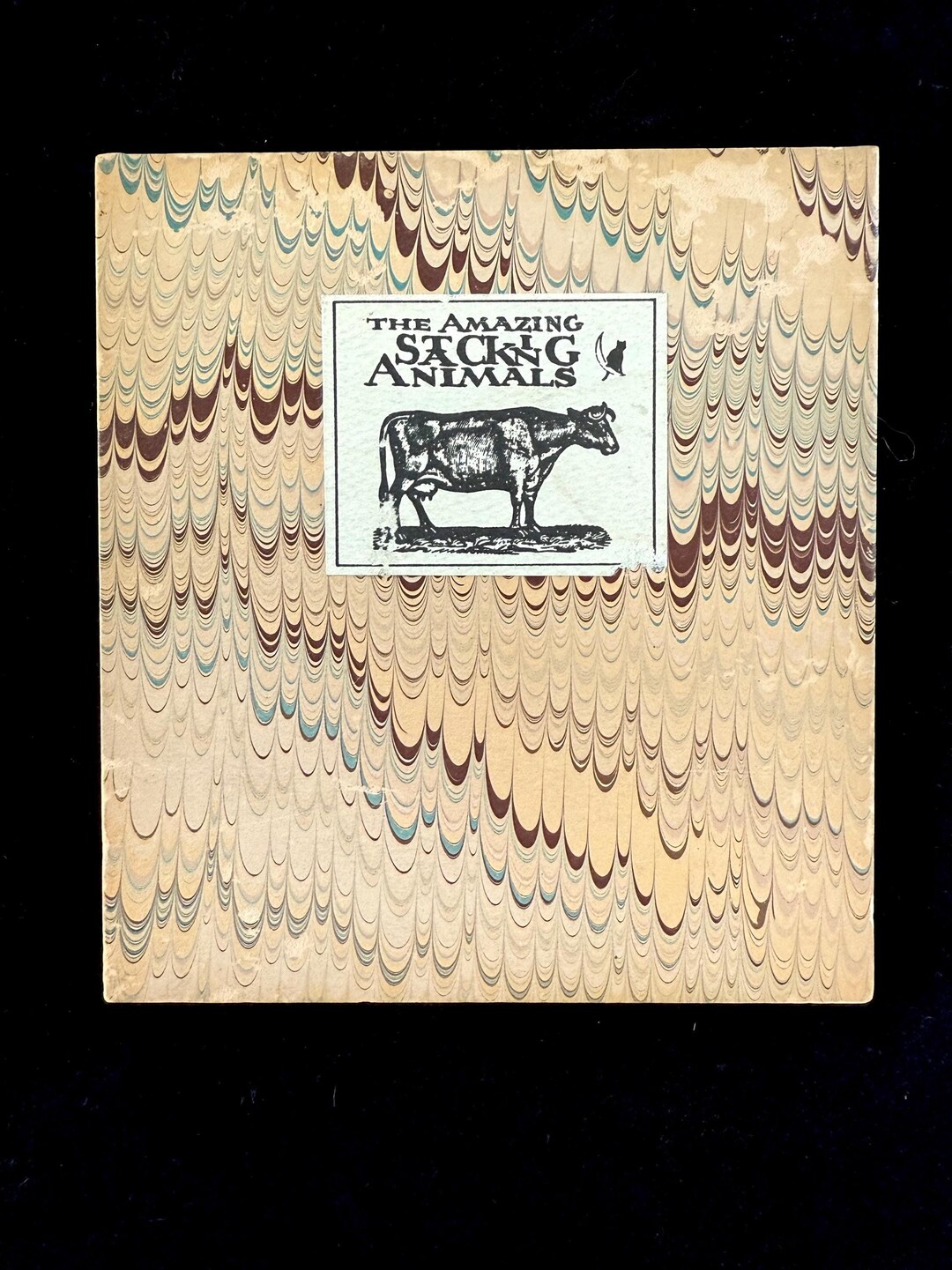 The Amazing Stacking Animals by Diane Maurer 1986 Hand Marbled and ...