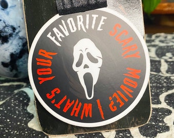 Scream Billy and Stu Kiss Vinyl Sticker Cult Horror - Etsy