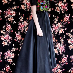 Black Long Dress With Train, Wedding Black Dress, Open Back Evening ...