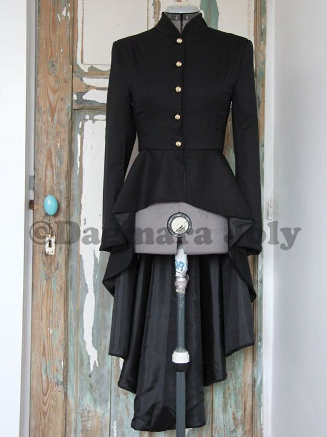 Women Asymmetrical Jacket, Women Black Jacket, Fishtail Jacket, Office ...