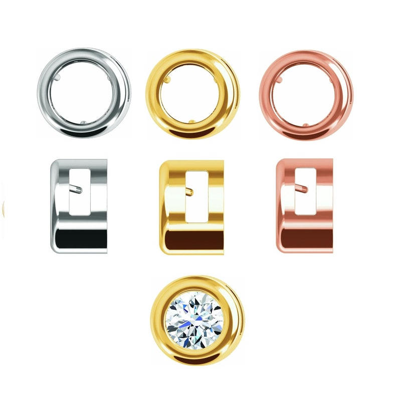 Round Bezel Setting - Etsy