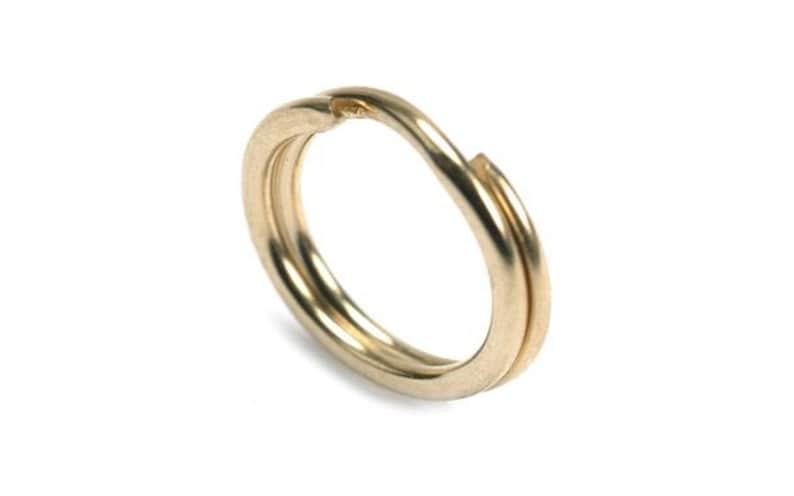 14K Yellow Gold 3.5mm-5mm Round Split Rings Key Jump Rings - Etsy