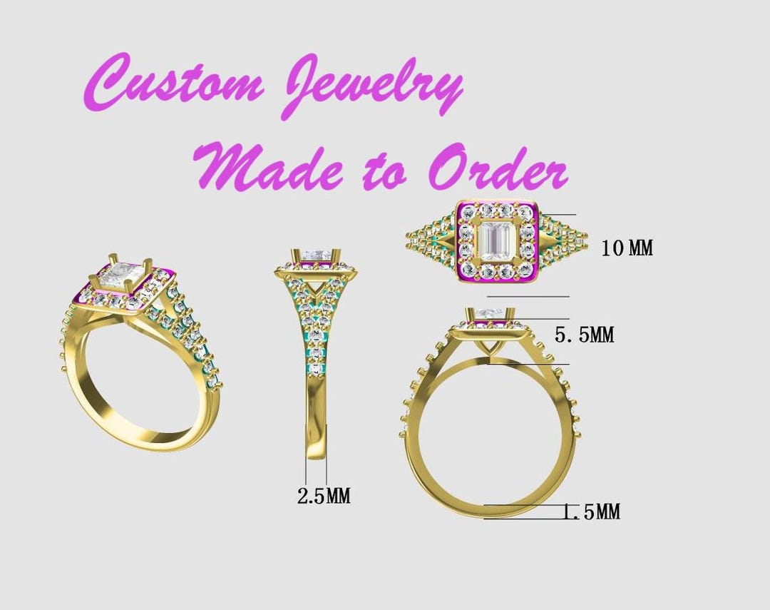 Made to Order Custom Jewelry Making Design Deposit-10k 14K 18K Gold ...