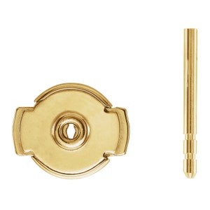 14kt 18kt Gold Platinum Silver Protektor® System Earring Lock Back ...