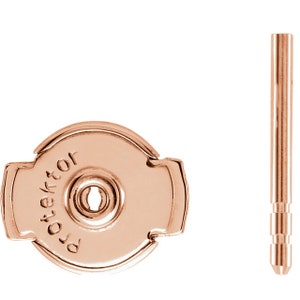 14kt 18kt Gold Platinum Silver Protektor® System Earring Lock Back ...