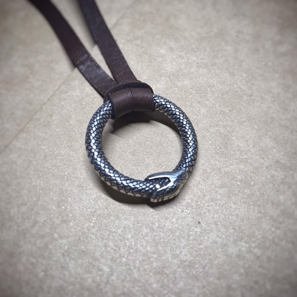 Ouroboros Pendant - Etsy