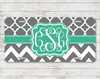 Chevron License Plate | Etsy