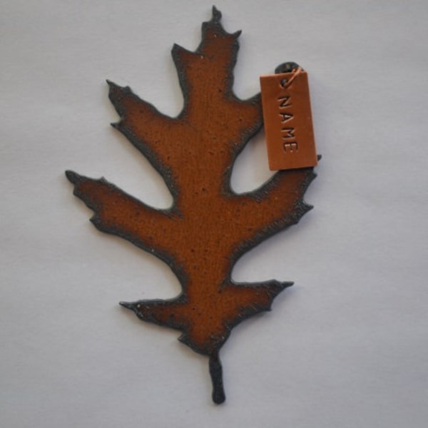 Metal Oak Leaf Decor - Etsy