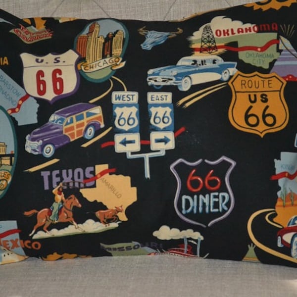 Route 66 Map - Etsy