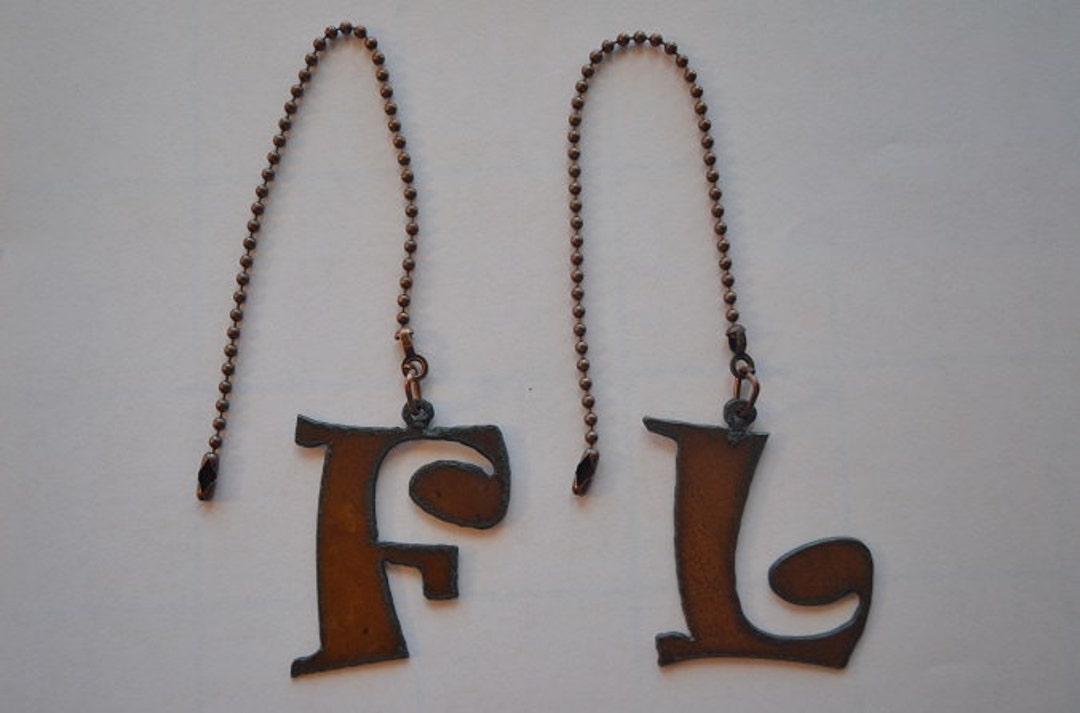 Rustic Rusty Rusted Recycled Metal Rowdy LETTERS F & L Set - Etsy