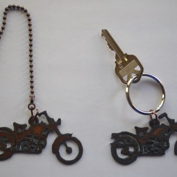 Motorcycle Keychain - Etsy
