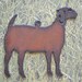GOAT Made of Rustic Rusty Rusted Recycled Metal Custom PERSONALIZED ...