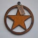 TEXAS STAR Made of Rustic Rusty Rusted Recycled Metal Custom ...