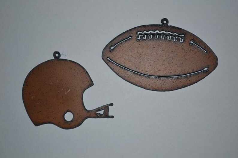 SPORTS Made of Rustic Rusty Rusted Recycled Metal Sports - Etsy