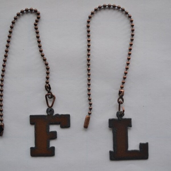 Rusty Metal Letters - Etsy