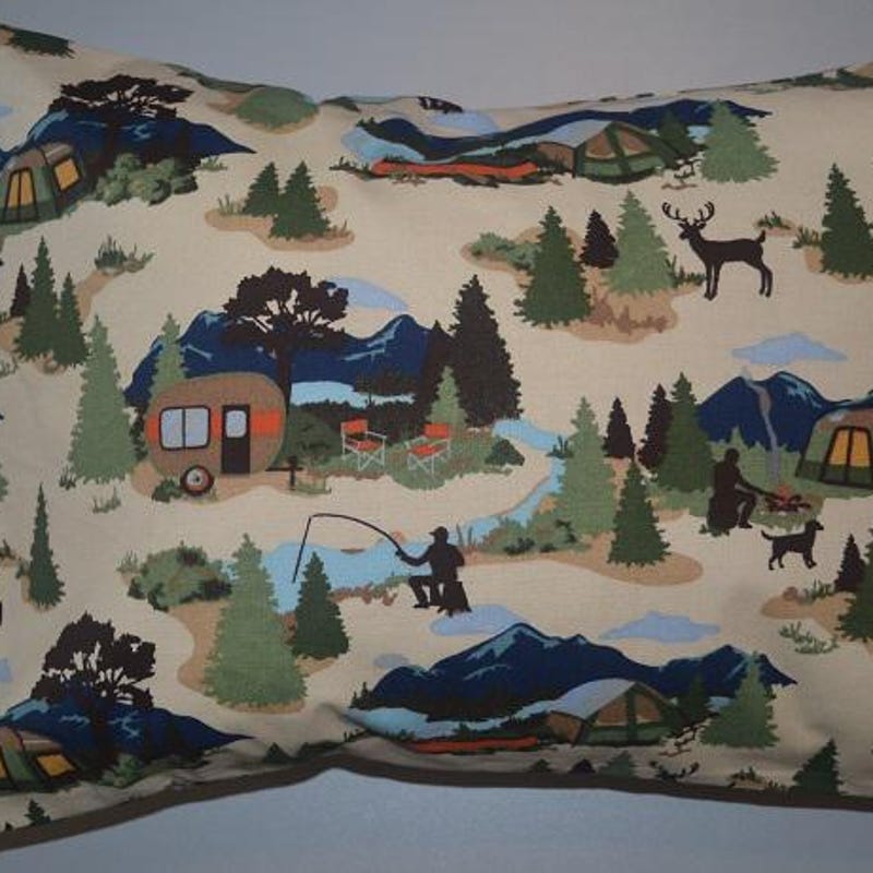 Happy Camper Pillows - Etsy
