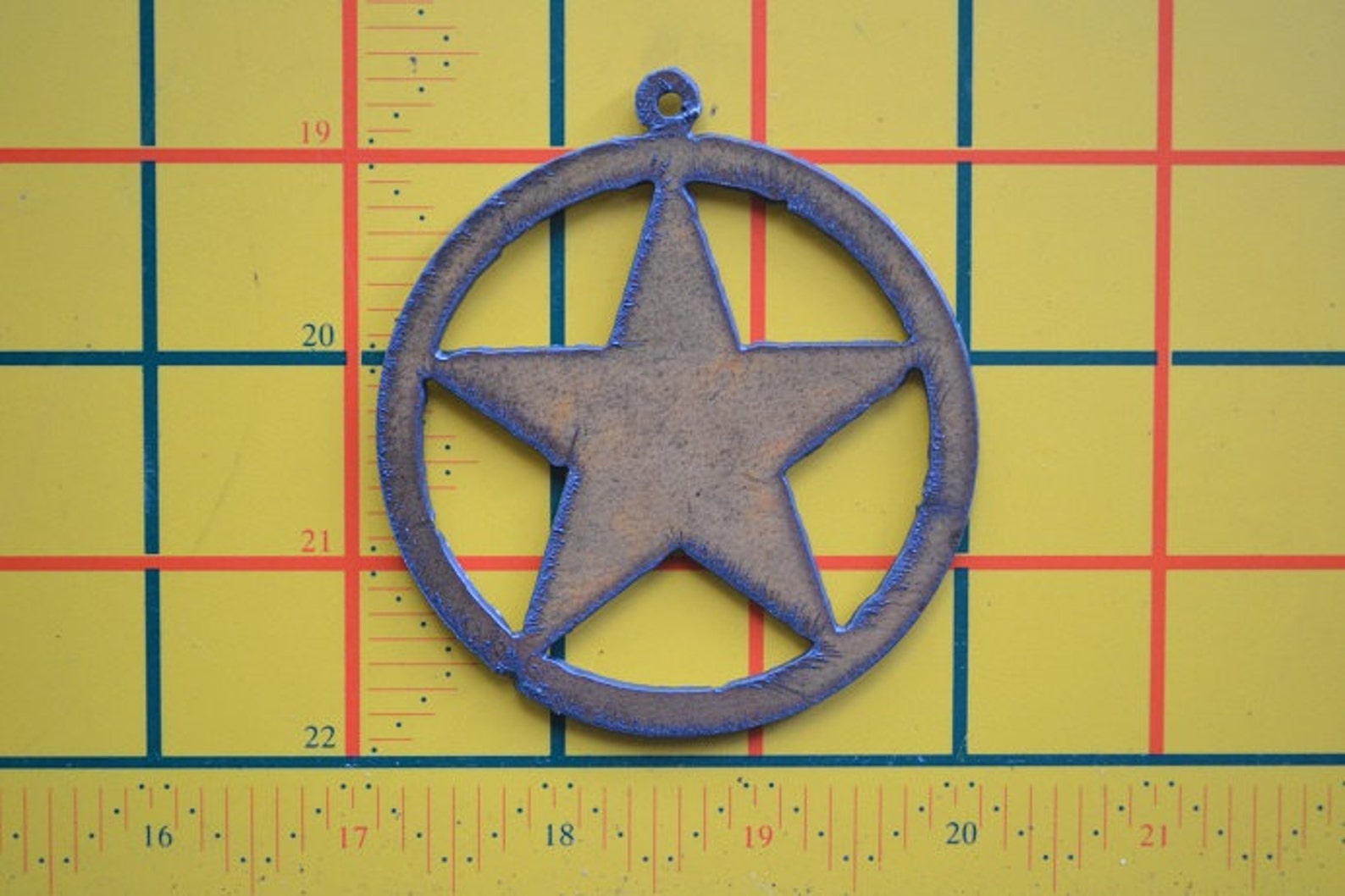 TEXAS STAR Made of Rustic Rusty Rusted Recycled Metal Custom ...