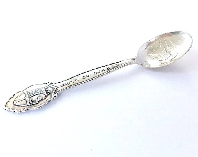 Viking Teaspoon Collectible Spoon TH Marthinson Sons of Norway Silver ...