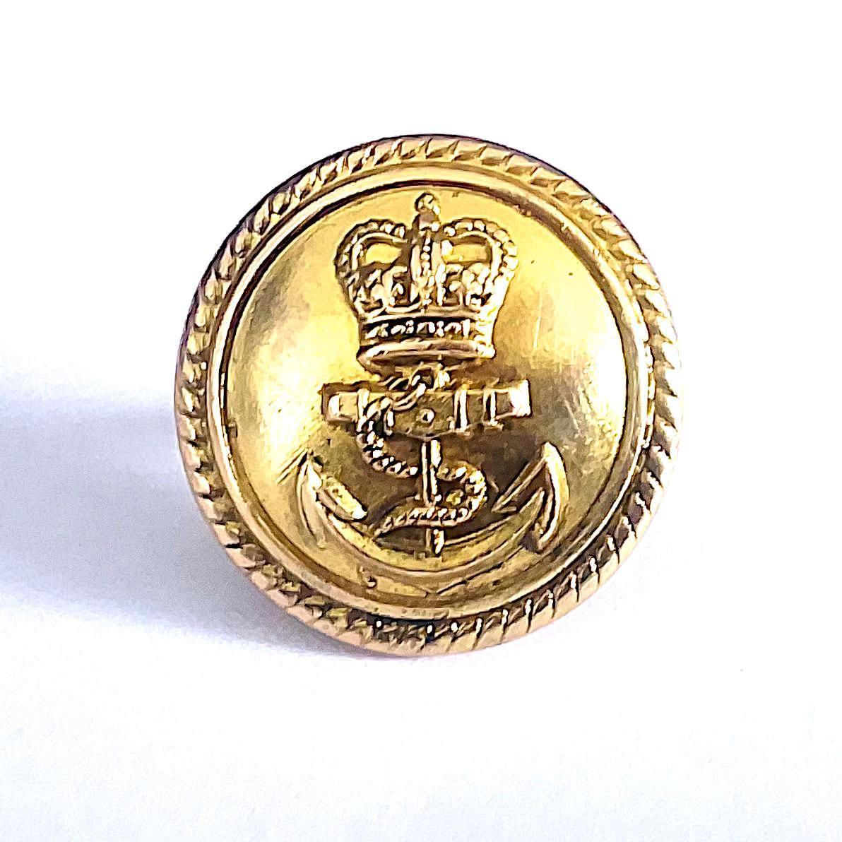 Royal Navy Brass Tunic Button | British Naval Petty Officer Uniform ...