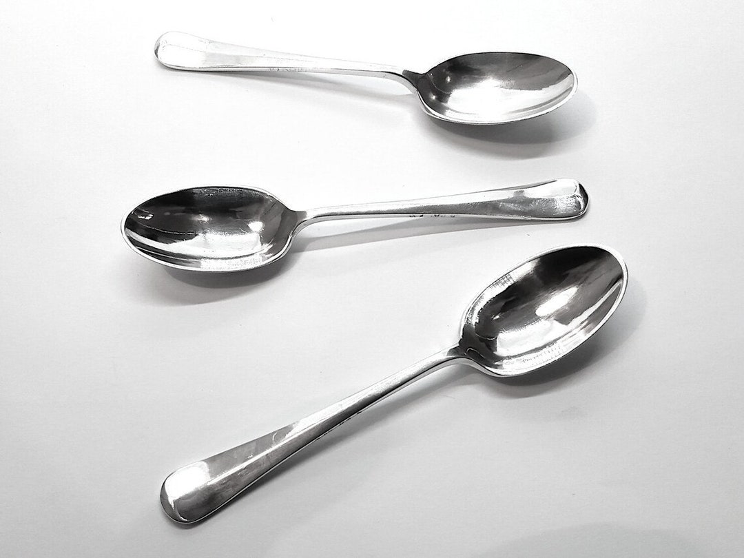 Silver Plate Spoons Eye Witness Teaspoons by Needham Veall & - Etsy UK