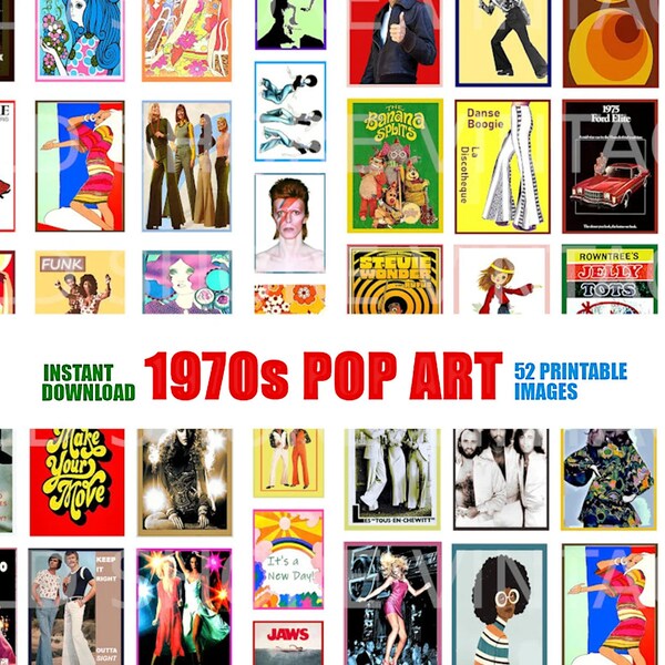 70s Pop Art - Etsy