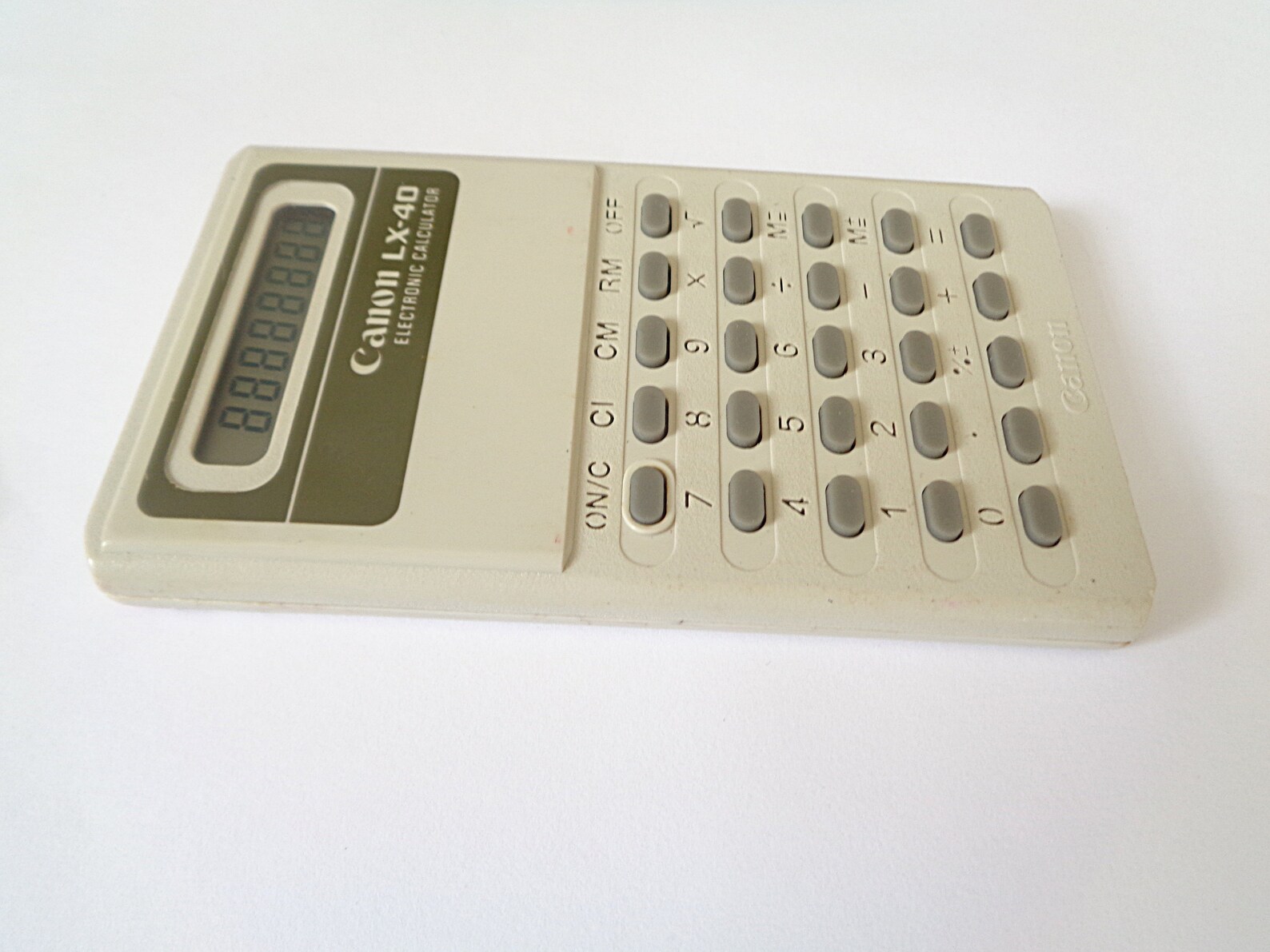 Vintage pocket calculator from the 1980s fully working Canon | Etsy