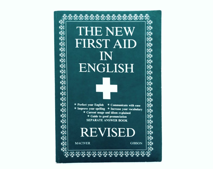 The New First Aid in English by Angus Maciver, a Vintage Paperback Book ...