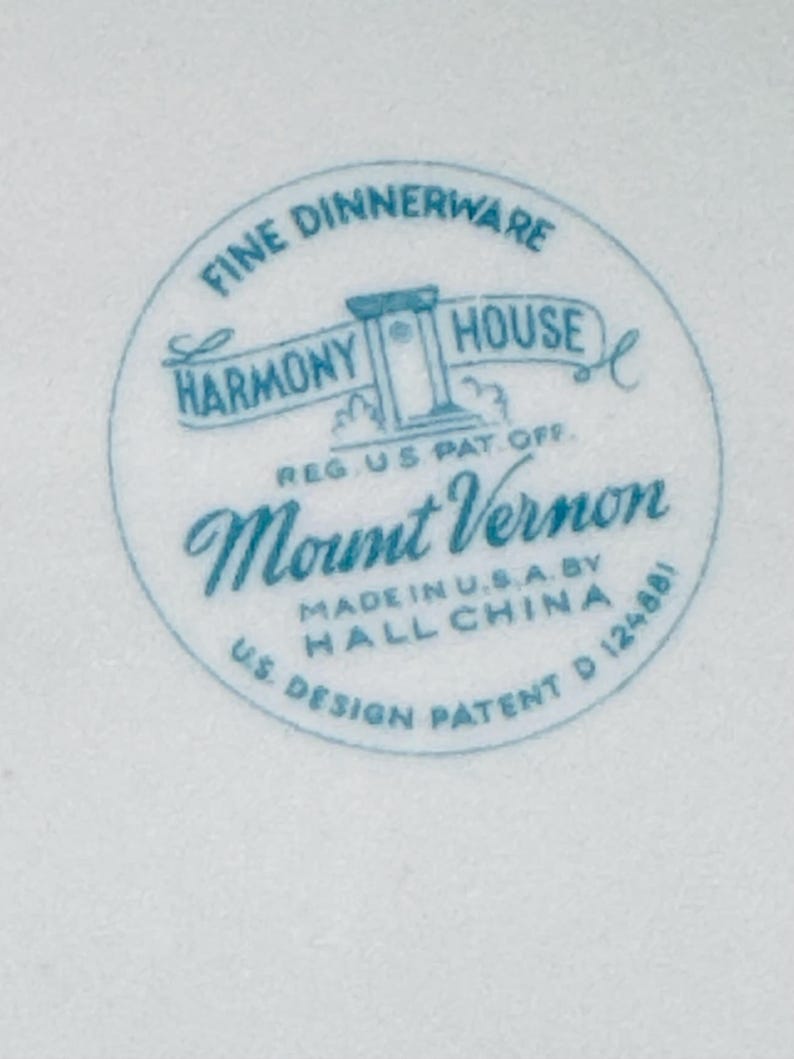 Vintage Harmony House Celery Dish: 1940s Mount Vernon Rose Pattern - Etsy