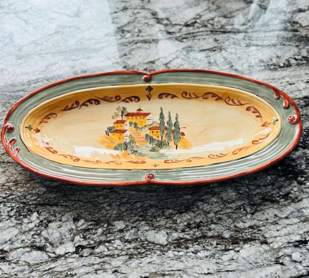 Stunning Fish Plate. Large Platter by Certified International. “tuscan ...