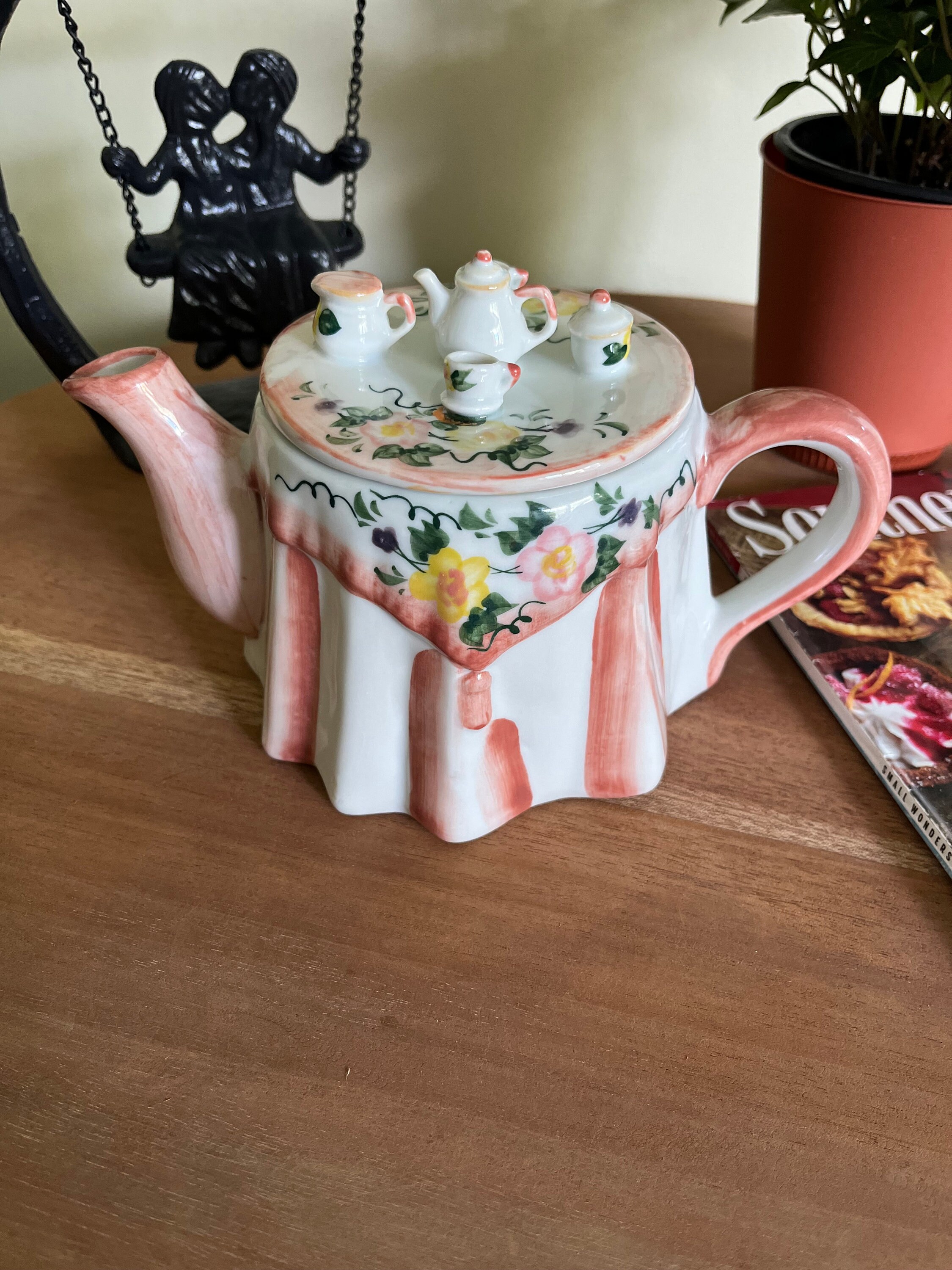 Rare Gardenia Teapot Candle. Clean Burning Hand-Poured with Soy Wax ...