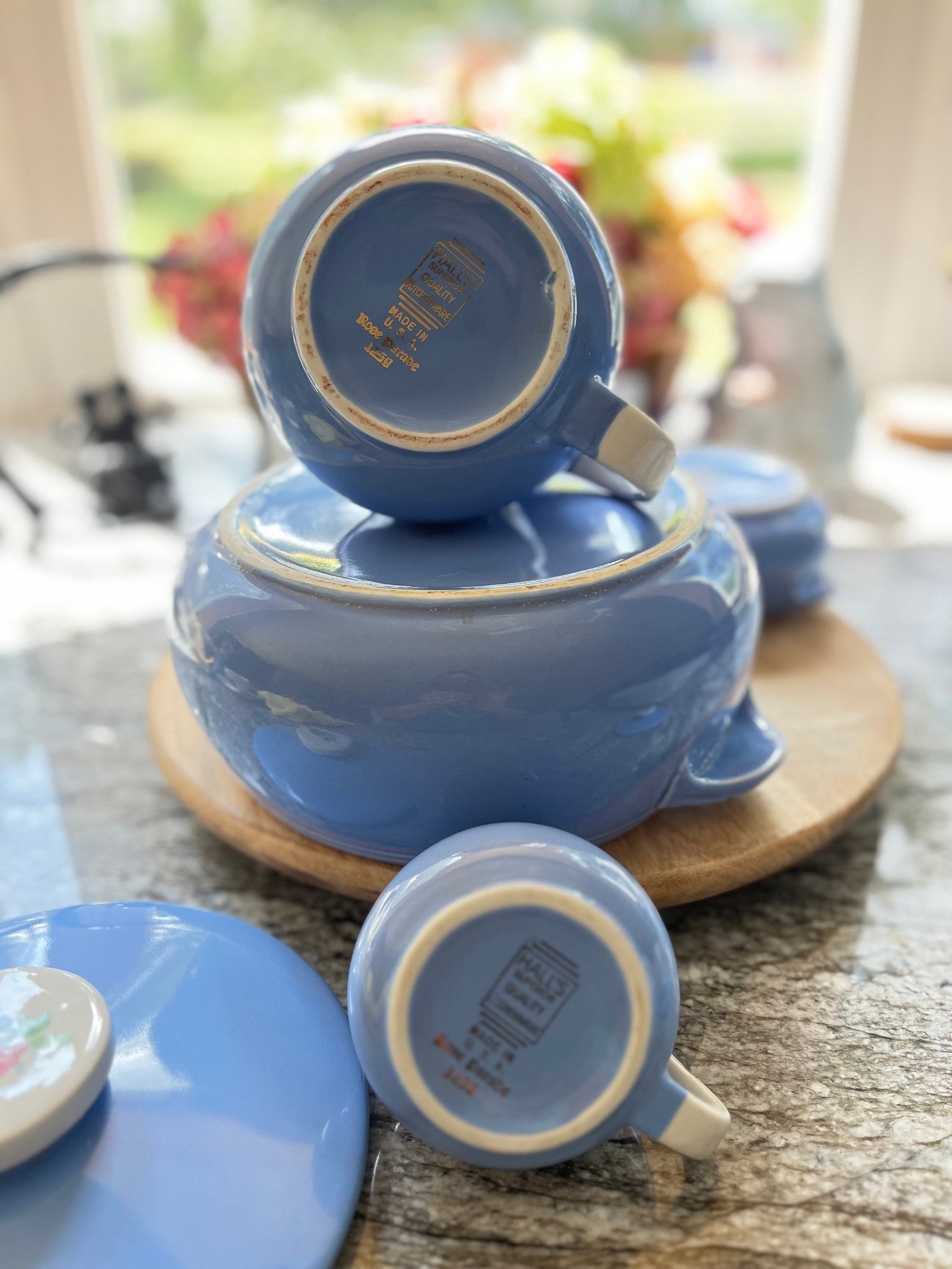 1940's Rose Parade by Hall's Superior Quality Set 1259 Cadet Blue ...