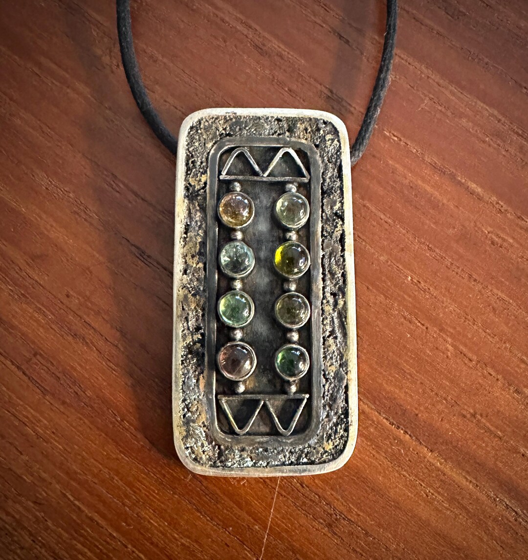 Lou Zeldis Original Sterling Silver Pendant - Etsy