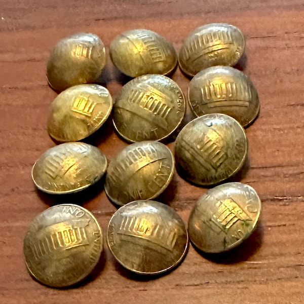 Penny Buttons - Etsy
