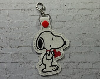 Snoopy Key Fob - Etsy