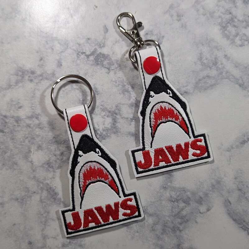Jaws Embroidery - Etsy