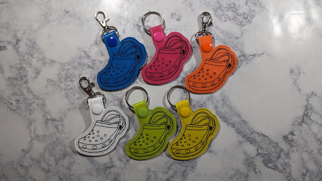 Crocs Keychain / Bag Tag / Bag Accessory / Snap Tab Key Fob / Snap Tab ...