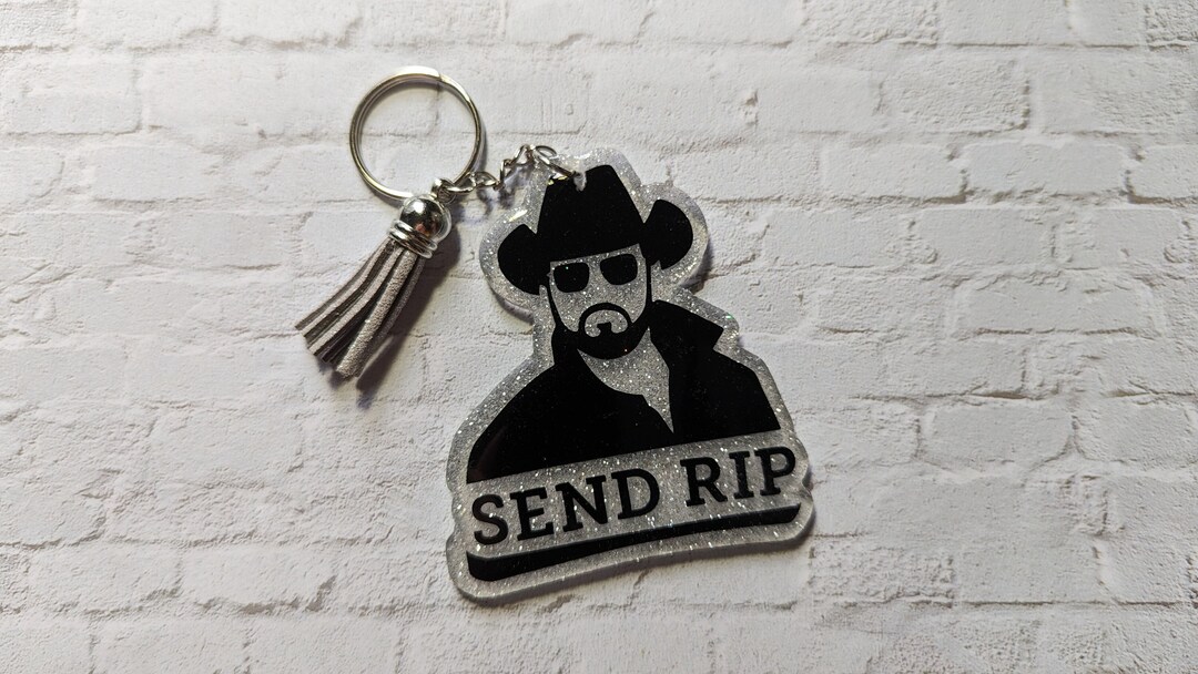 RIP Acrylic Keychain Yellowstone Keychain Acrylic Keychain Resin ...