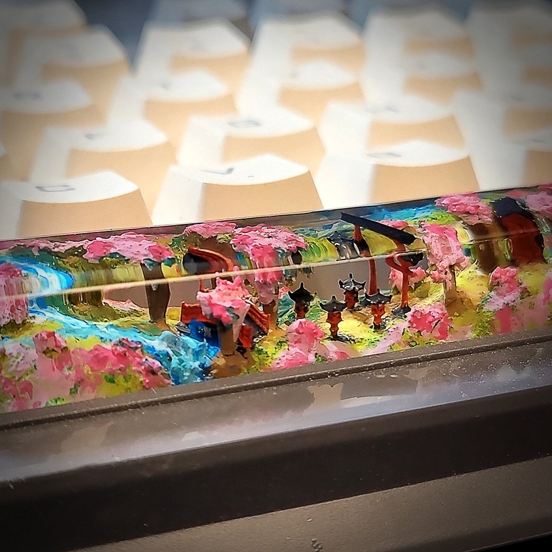 Torii Gate Keycap Japan Scene , Spacebar Artisan Keycap, Keycap Set ...