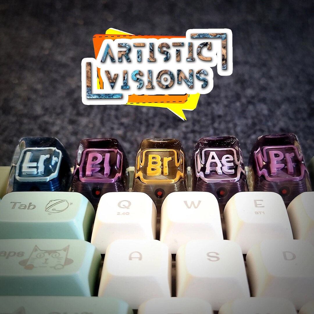 Adobe Illustrator Artisan Keycap, Custom Keycap, Resin Keycap, Cherry ...